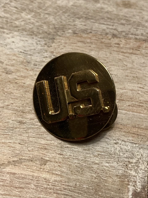 US ARMY & Infantry Blue Disc Enlisted Branch Service Collar Pin $9.90 ...