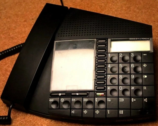 RARE PORSCHE DESIGN executive desktop phone Zettler record 1993 £118.80 ...