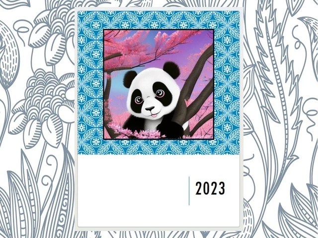 PANDA CALENDAR | Printable Monthly 2023 Calendar + BONUS Undated Copy ...