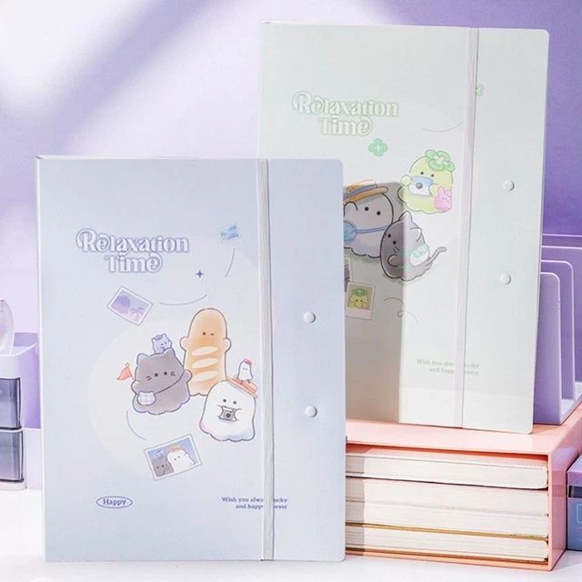 TRANSPARENT FOLDING BOARD Folder Random 1pc File Contract Folders File ...