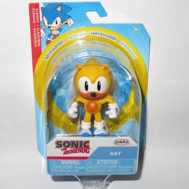 *NEW* 2.5& CLASSIC Ray! Sonic The Hedgehog Jakks 2022 Figure Toy Sega ...