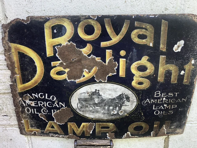 VICTORIAN ENAMEL TWO Sided Advertising Sign £125.52 - PicClick UK