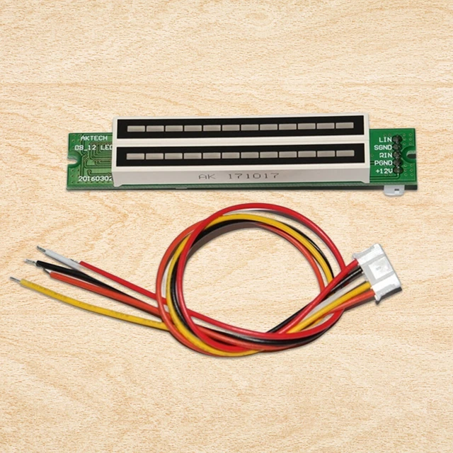 DUAL CHANNEL 12 Bit Level Indicator LED Light Bar 7-12V £5.90 - PicClick UK