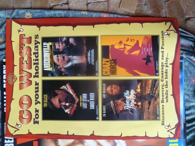 GO WEST RARE Promo Video Store 1 Sheet Movie Poster 1000 Mm X 690Mm ...