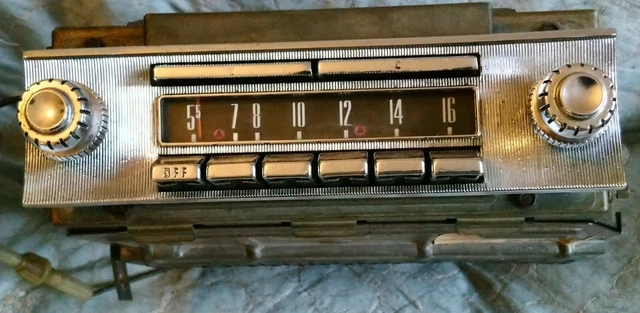 VINTAGE CLASSIC FORD Valve car radio 1950s - 60s £74.95 - PicClick UK