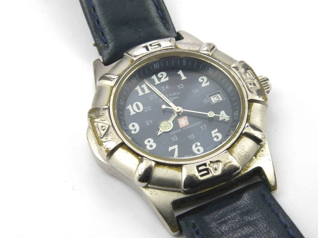 ROTARY MEN'S SWISS Commando ETA Quartz Military Watch - 100m £89.95 ...