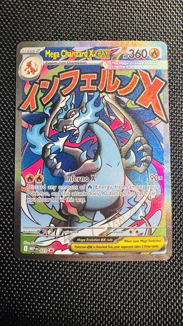 MEGA CHARIZARD X ex 023 Me: Mega Evolution Promo Holo £0.73 - PicClick UK