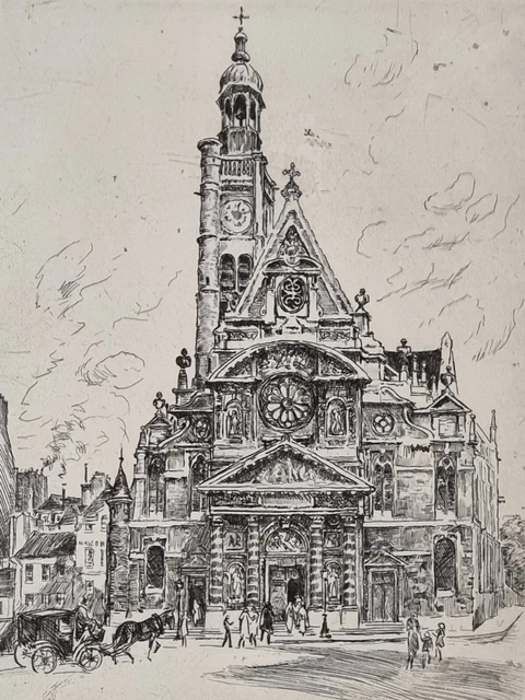 EGLISE SAINT ÉTIENNE du Mont Paris Quartier Latin André Székely Kelly ...