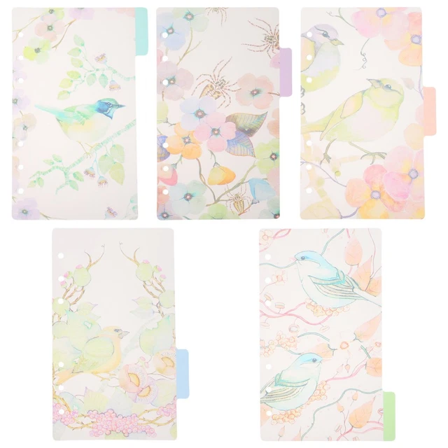 2 SETS INDEX Classified Labels Tab Dividers Notebook Binder Separator ...