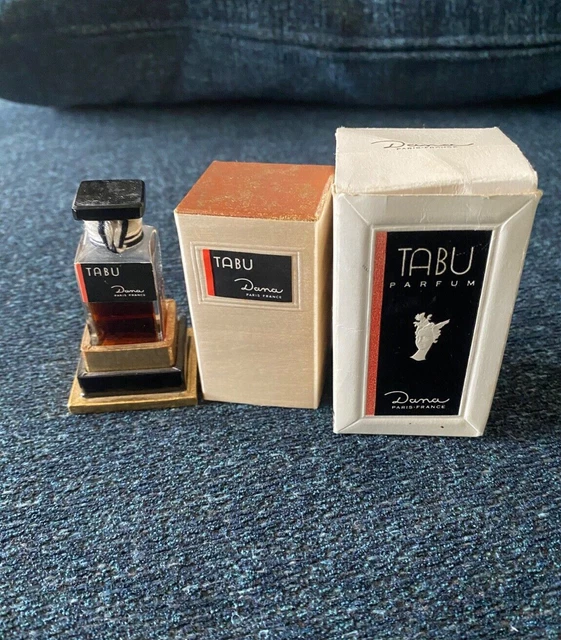 MAGNIFIQUE FLACON DE parfum ancien Tabu de Dana dans sa boite d'origine EUR 85,00 - PicClick FR