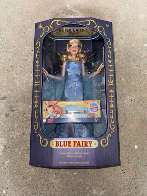 DISNEY PINOCCHIO BLUE Fairy 85th Anniversary Limited Edition Doll with ...