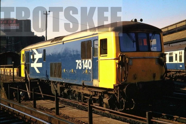 35MM SLIDE BR British Railway Electric Loco Class 73 73140 Clapham ...
