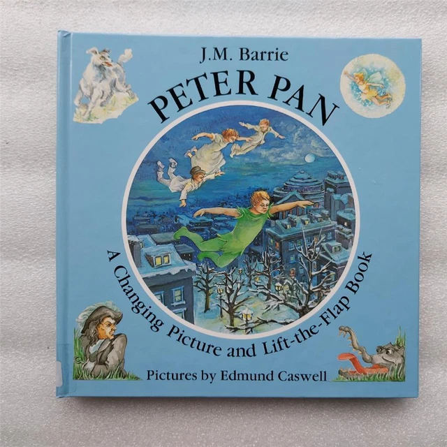PETER PAN J.M. Barrie Lift Flap book SIGNED by illustrator Edmund ...