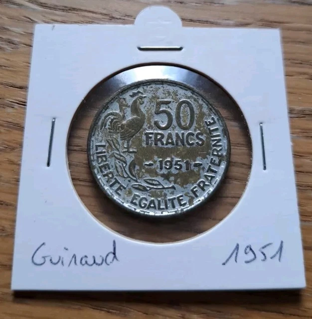 FRANCE - IVÈME République 1 Piece De 50 Francs Guiraud 1951 EUR 1,00 ...