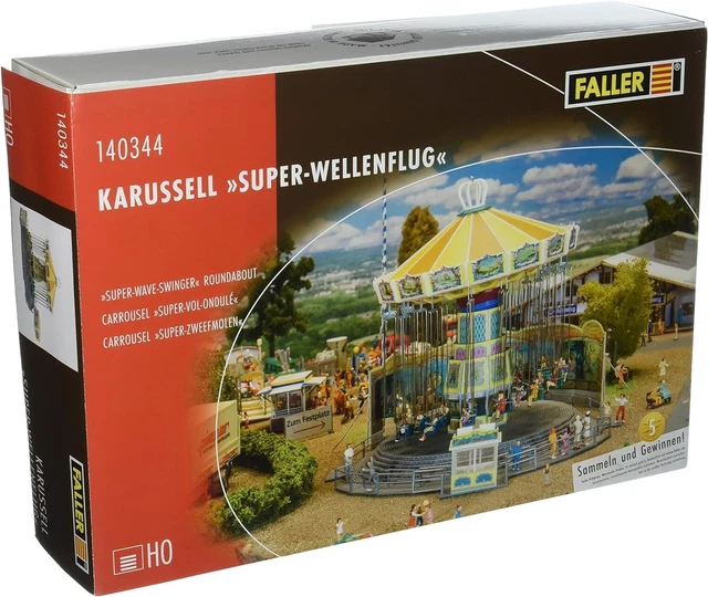 FALLER HO MAQUETTE Carrousel Fete Foraine 140344 Train Electrique Boite ...