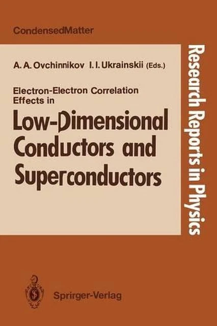 Electron Electron Correlation Effects In Low Dimensional Conductors And