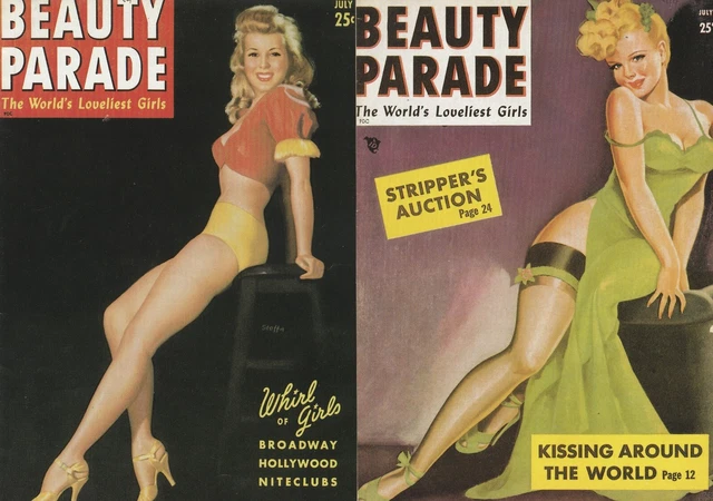 1940’S BEAUTY PARADE Magazine (6)Reprint Pin-Up Art Women Covers Only-Driben PIN £13.69 ...