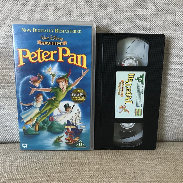 PETER PAN - Vhs Video - Walt Disney / Childrens / Digitally Remastered ...