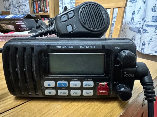 ICOM IC-M411 DSC VHF Radio £52.00 - PicClick UK