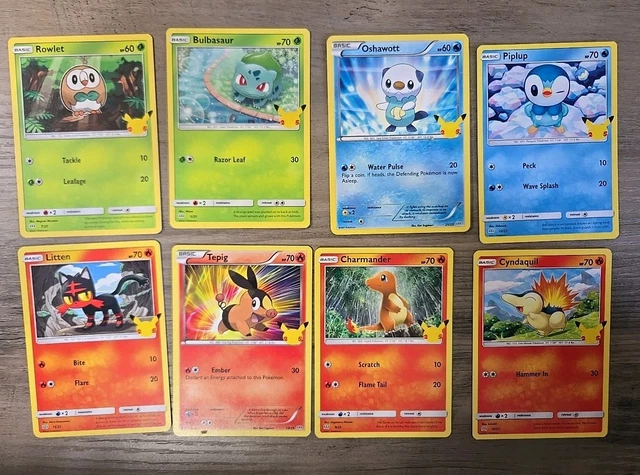 POKEMON TCG MCDONALDS 25th Anniversary 8 Card Lot NM $0.99 - PicClick CA