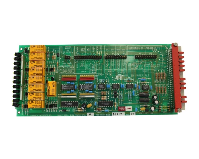 AMAT 0190-35217 APPLIED Materials Rev P1 Process Chamber Interface Bd ...