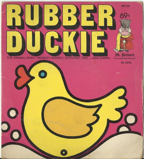 RUBBER DUCKIE DUCKY – Billie Bubbles Vinyl Record Child Music Mr ...