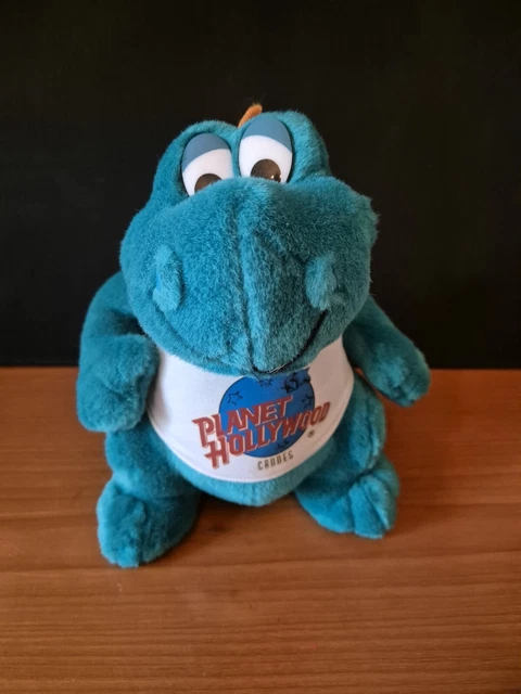 PLANET HOLLYWOOD CANNES Bubba Dinosaur Plush Soft Toy Teddy Vintage ...