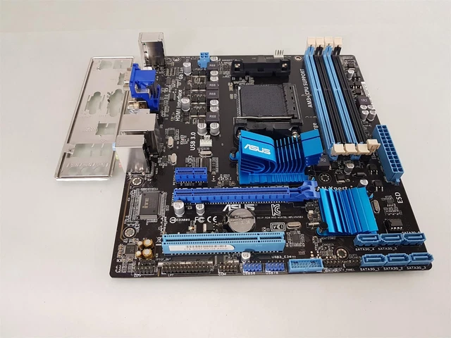 ASUS M5A78L-M PLUS/USB3 Socket AM3b DDR3 Micro ATX Motherboard With I/O ...