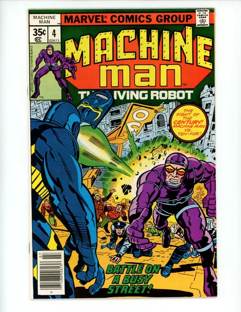 MACHINE MAN #4 1978 VF- Jack Kirby Marvel Comic Book Vintage EUR 5,82 ...