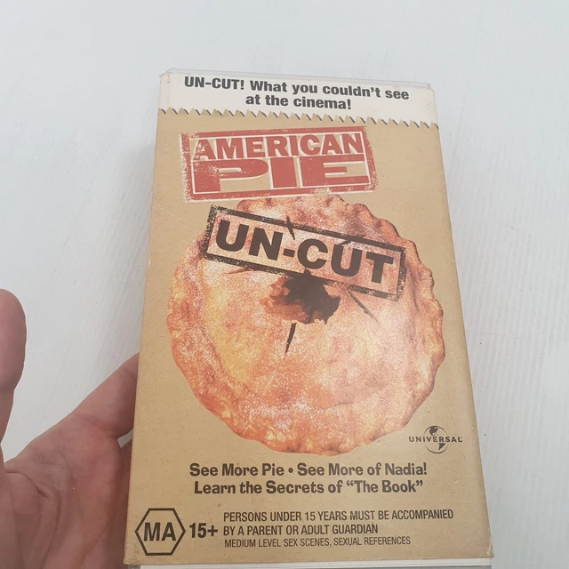 American Pie Uncut Version Vhs Ma15 Pal Universal 1999 Tested 2281 Picclick Au