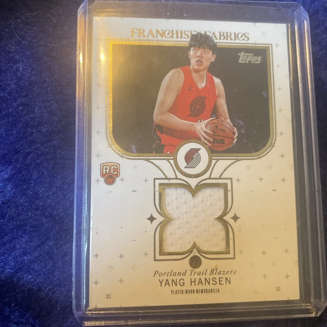 TOPPS NBA 2025-2026 Patch Franchise Fabrics Yang Hansen £8.66 - PicClick UK