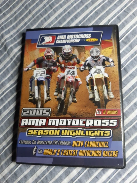 AMA MOTOCROSS.2005. 250 & 125 Championship.Dvd.Reg 1 USA VERY RARE $38. ...