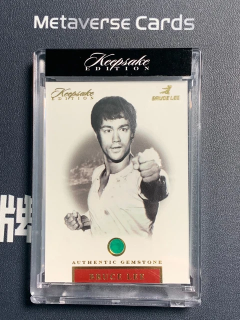 CARTE RELIQUE 2024 édition souvenir BRUCE LEE 50e anniversaire 6 mm ...