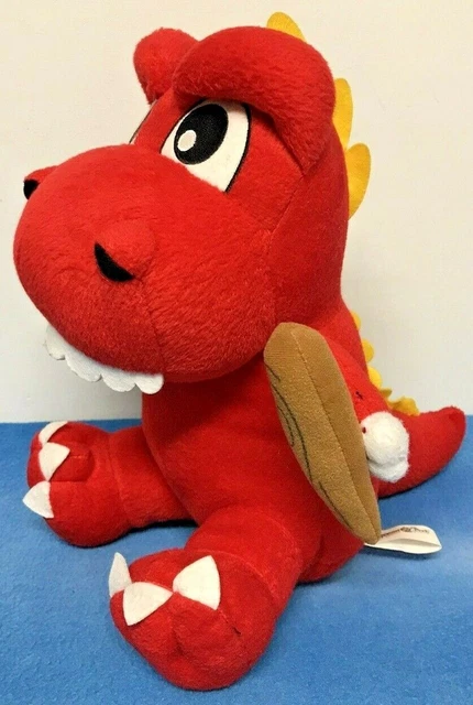 OCEAN PARK HONG Kong Plush Soft Toy Red Dragon Dinosaur Monster ...