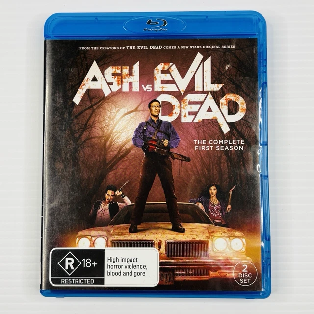 ASH VS EVIL Dead Season 1 Blu-Ray 2 Disc Region B Tracked Postage $19. ...