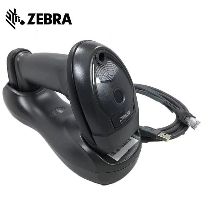 ZEBRA SYMBOL LI4278 Cordless Bluetooth Barcode Scanner with Cradle and ...