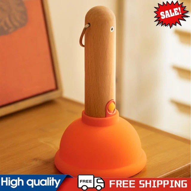 #A PLUNGERS FUNNY Night Light Rechargeable Cute Toilet Plunger Lamp for ...