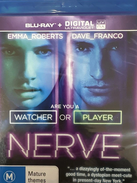 NERVE (2016) - BLURAY Emma Roberts Dave Franco BRAND NEW! $8.99 - PicClick AU