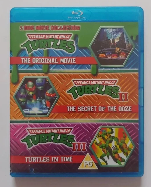 TEENAGE MUTANT NINJA Turtles: The Movie Collection 3 disques UK Blu-ray ...
