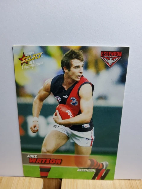 JOBE WATSON🏆2008 SELECT Champions #63 ESSENDON AFL Trading Card🏆 £1.84 ...