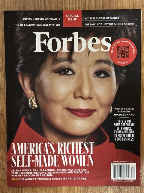 FORBES MAGAZINE JUNE July 2025 America's Richest Self-Made Women £10.34 ...