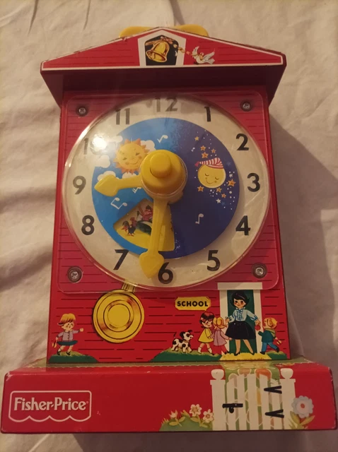 MATTEL FISHER PRICE Music Box Teaching Clock 2009 Toy £9.99 - PicClick UK