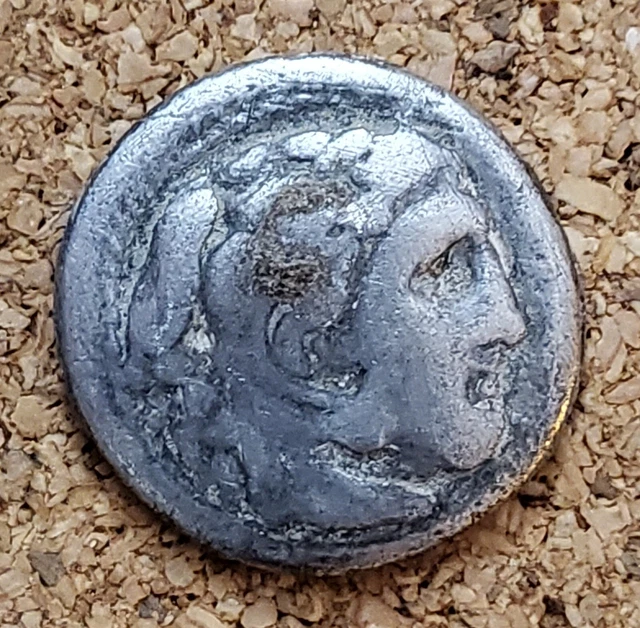 ALEXANDER THE GREAT Authentic Genuine Ancient Greek Drachma Silver Coin ...