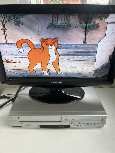 FUNAI DBVR-6730 VINTAGE Video Cassette Player VCR VHS/DVD Combi No ...