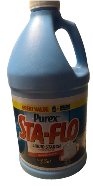 PUREX STA FLO Liquid Starch Concentrated 64 Ounce READ Ships Fast $36. ...