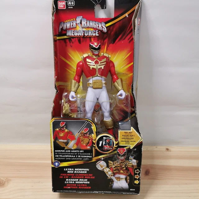 POWER RANGERS MEGAFORCE Ultra Morphin Red Ranger Action Figure £20.00 ...