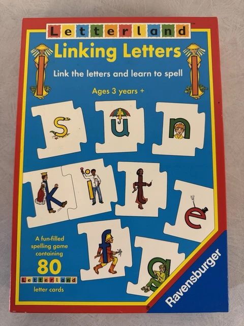 LETTERLAND LINKING LETTERS, a fun-filled spelling game with 80 letter ...