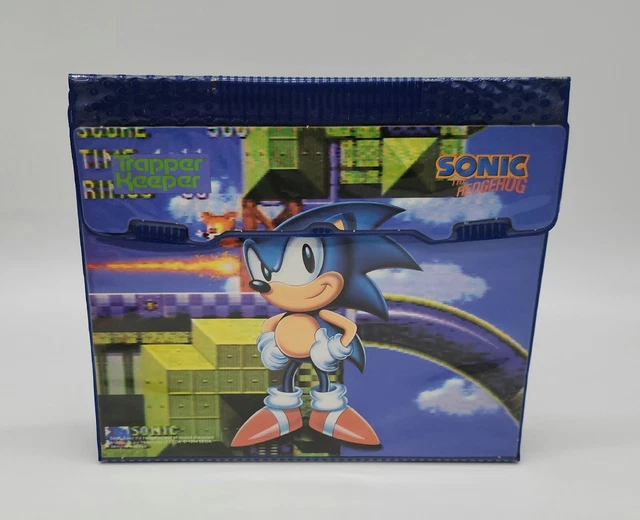 VINTAGE SONIC THE Hedgehog TRAPPER KEEPER binder 1994 NWT NOS! READ £39 ...