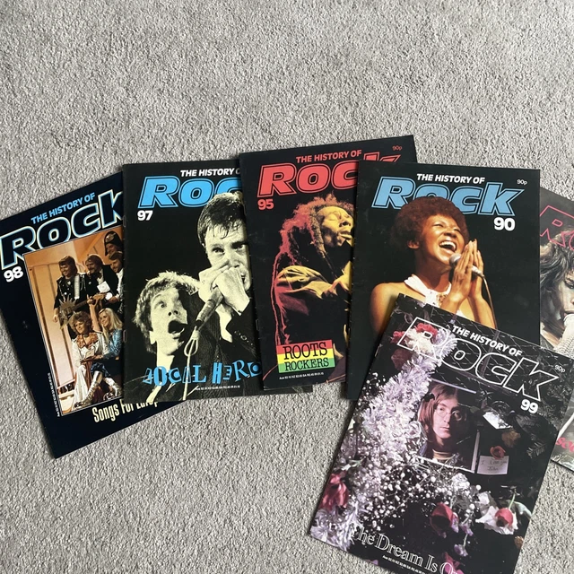 THE HISTORY OF Rock Magazine Issue 90 To 99 £5.45 - PicClick UK