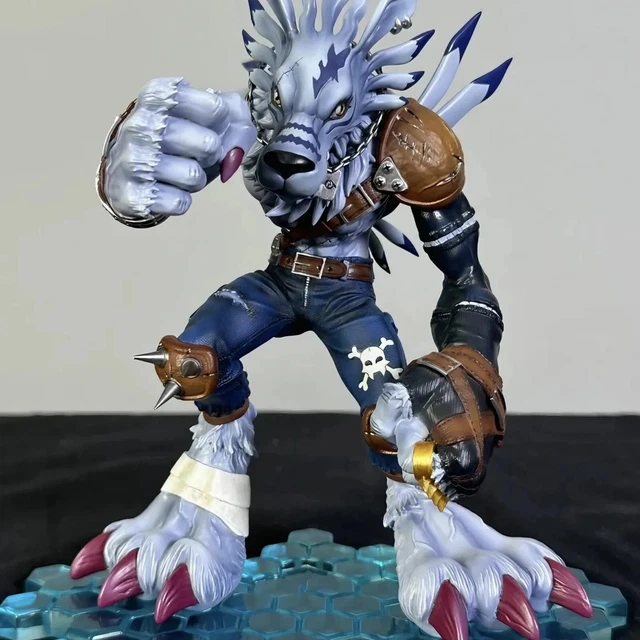 DIGIMON ADVENTURE GARURUMON 22cm Anime Figure - PVC Action Figure ...